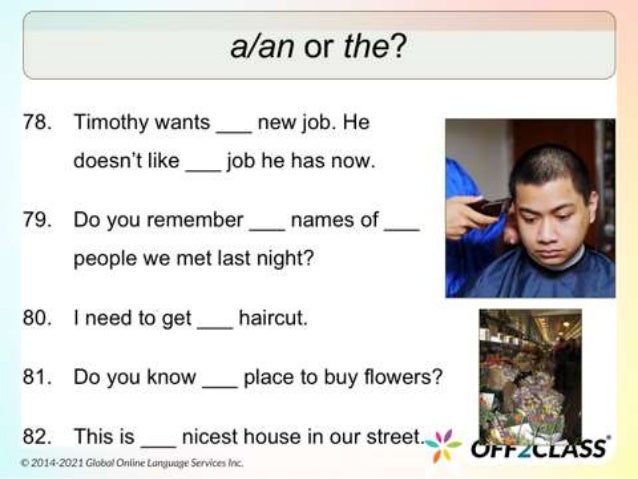 An ESL Lesson Plan On Articles: General vs. Specific | PPT