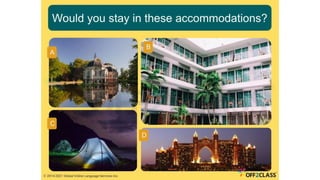 On Vacation - Planning Your Destination – An ESL Lesson Plan | PPTX