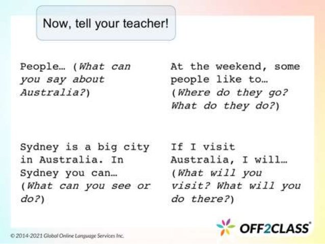 Life In Australia: A Free ESL Lesson Plan | PPTX