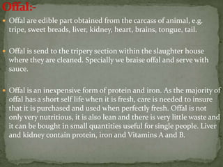 Offals | PPT