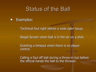 Off Ball Officiating | PPT