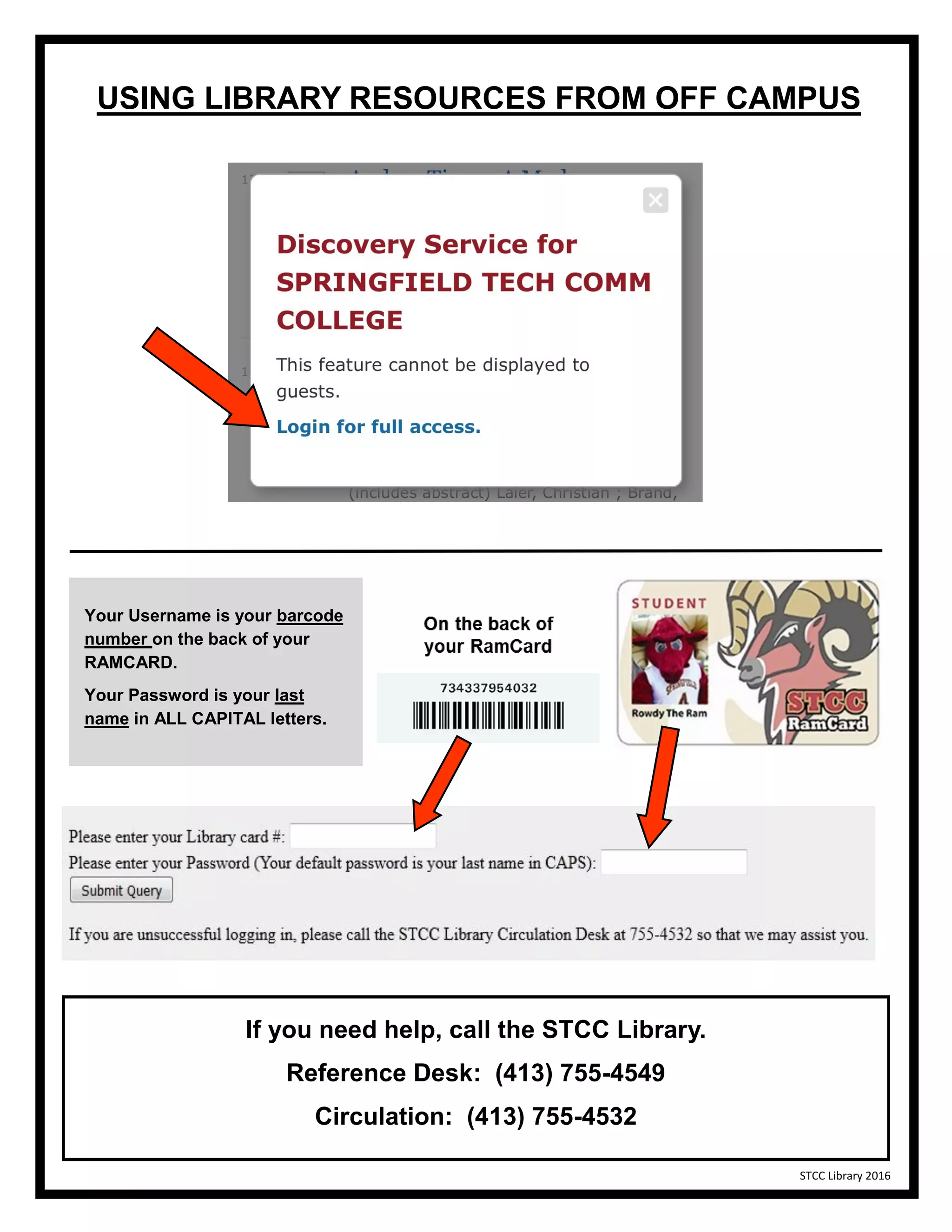 STCC Library Off Campus Access | PDF