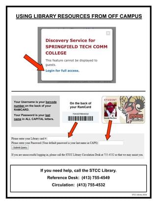 STCC Library Off Campus Access | PDF