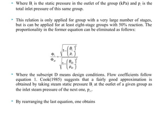 Off design performance prediction of steam turbines | PPT