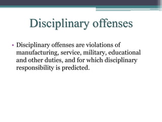 Offence: concept and composition | PPT