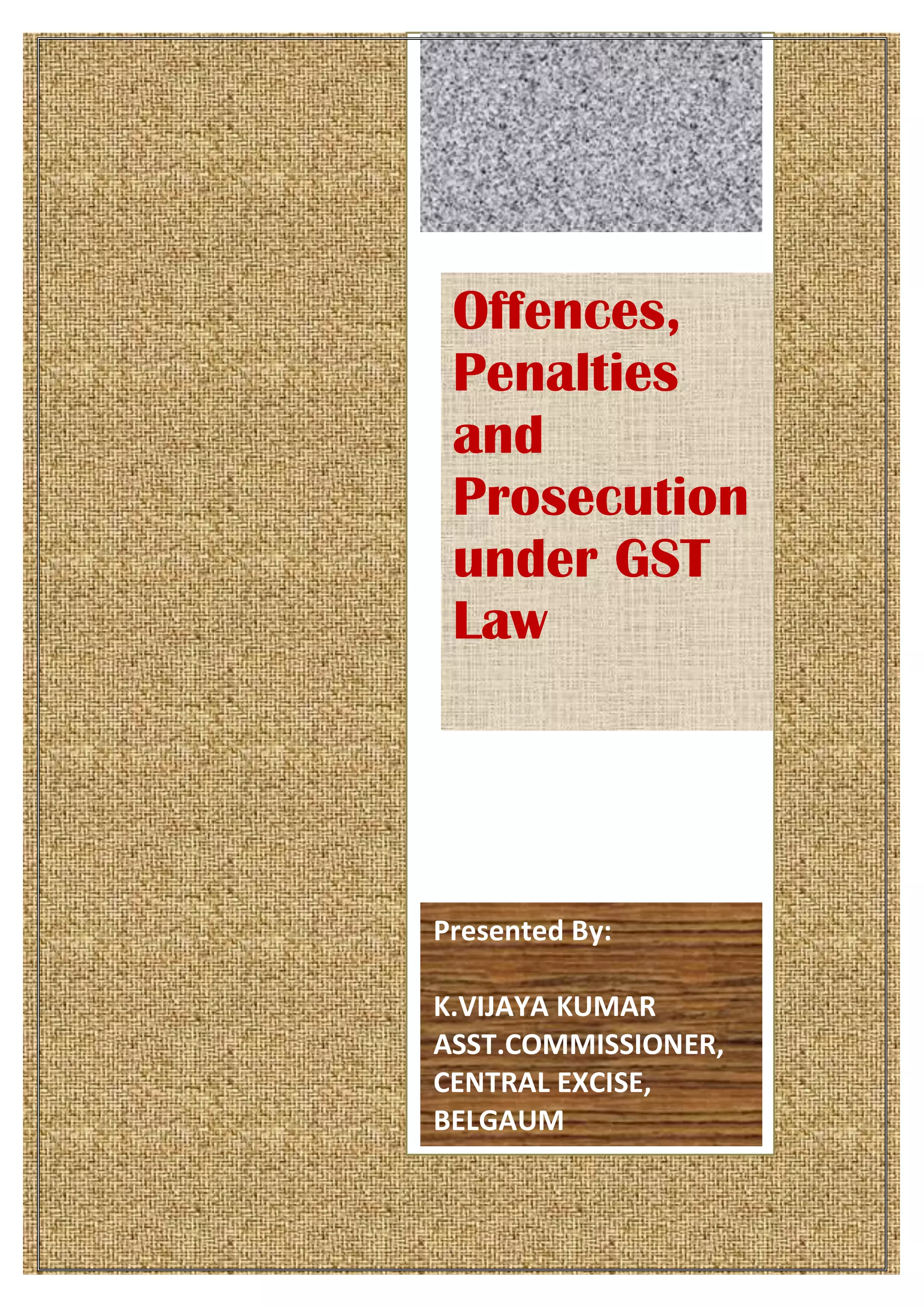 Offences & Penalties under GST Law | PDF