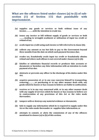Offences & Penalties under GST Law | PDF