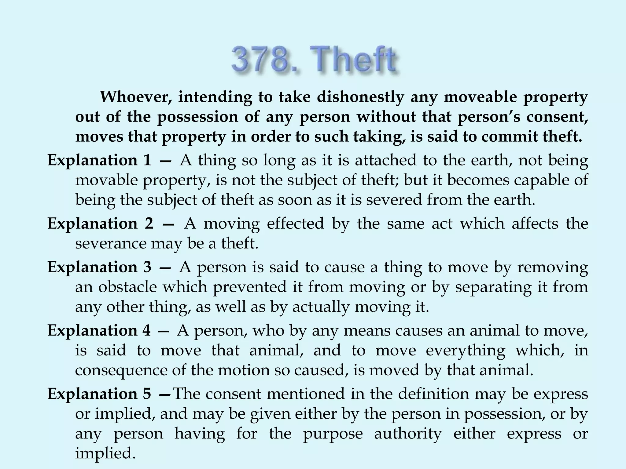 OFFENCES AGAINST PROPERTY | PPTX