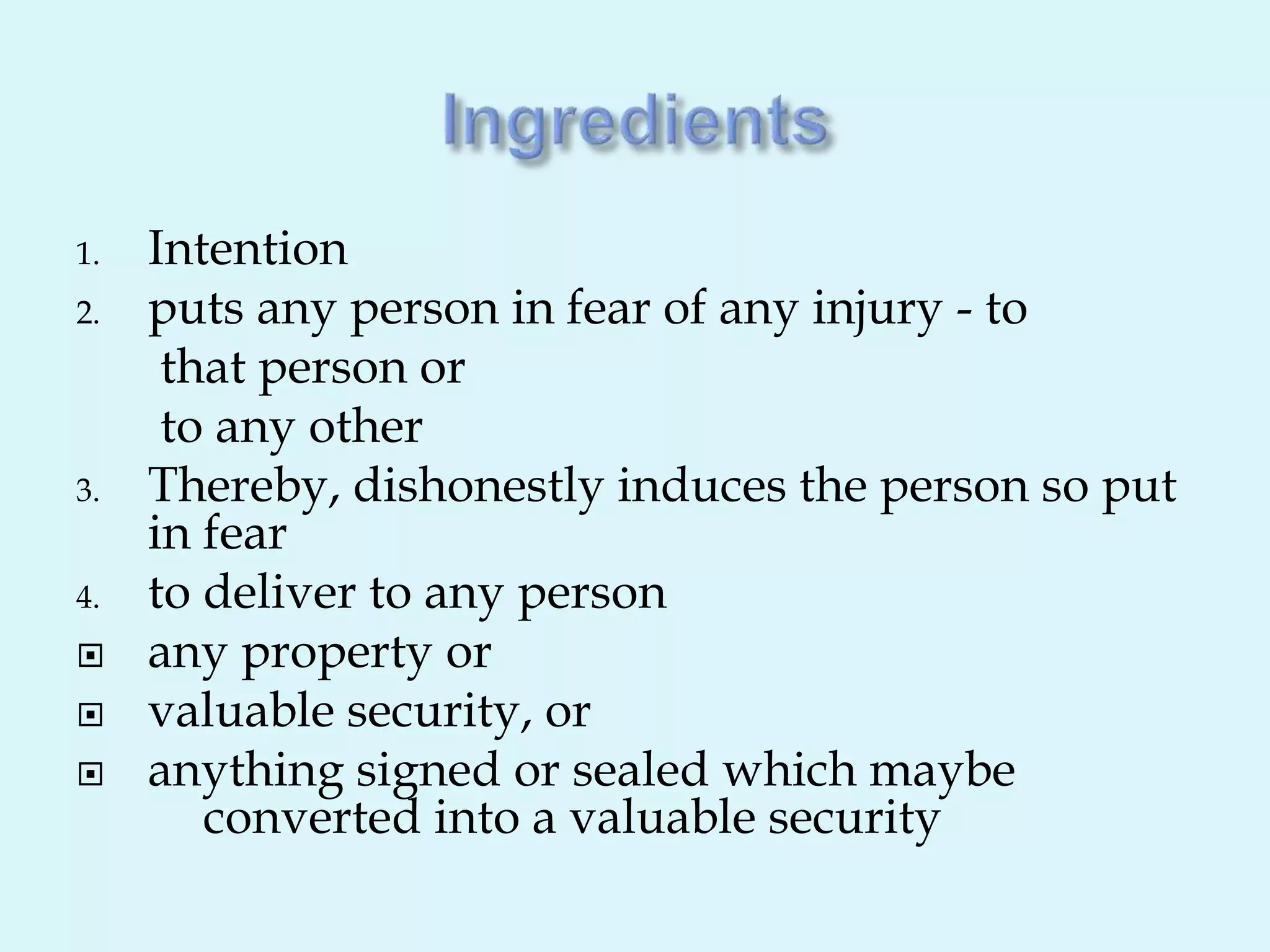 OFFENCES AGAINST PROPERTY | PPTX