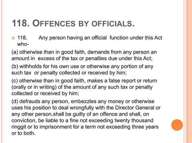 Offences and penalties | PPTX | Crime & Harmful Acts to Individuals ...