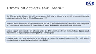 Offences and Prosecutions under Income-Tax | PPTX