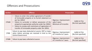 Offences and Prosecutions under Income-Tax | PPTX