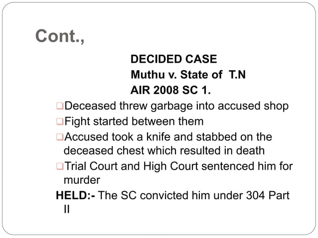 Offences towards body, Indian Penal Code 1860 | PPTX | Crime & Harmful ...