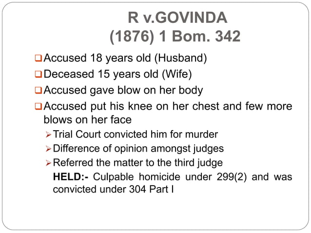 Offences towards body, Indian Penal Code 1860 | PPTX | Crime & Harmful ...