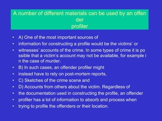 Offender Profiling and Linking Crime.ppt