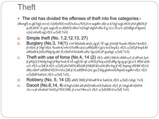 Offenses relating to Property | PPTX