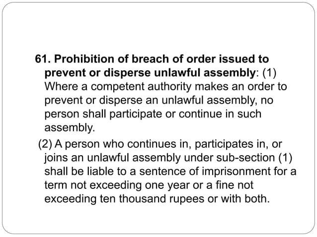 Offenses relating to Public Order | PPTX