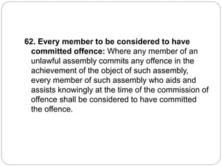 Offenses relating to Public Order | PPTX