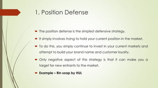 Offensive & defensive strategies | PPTX