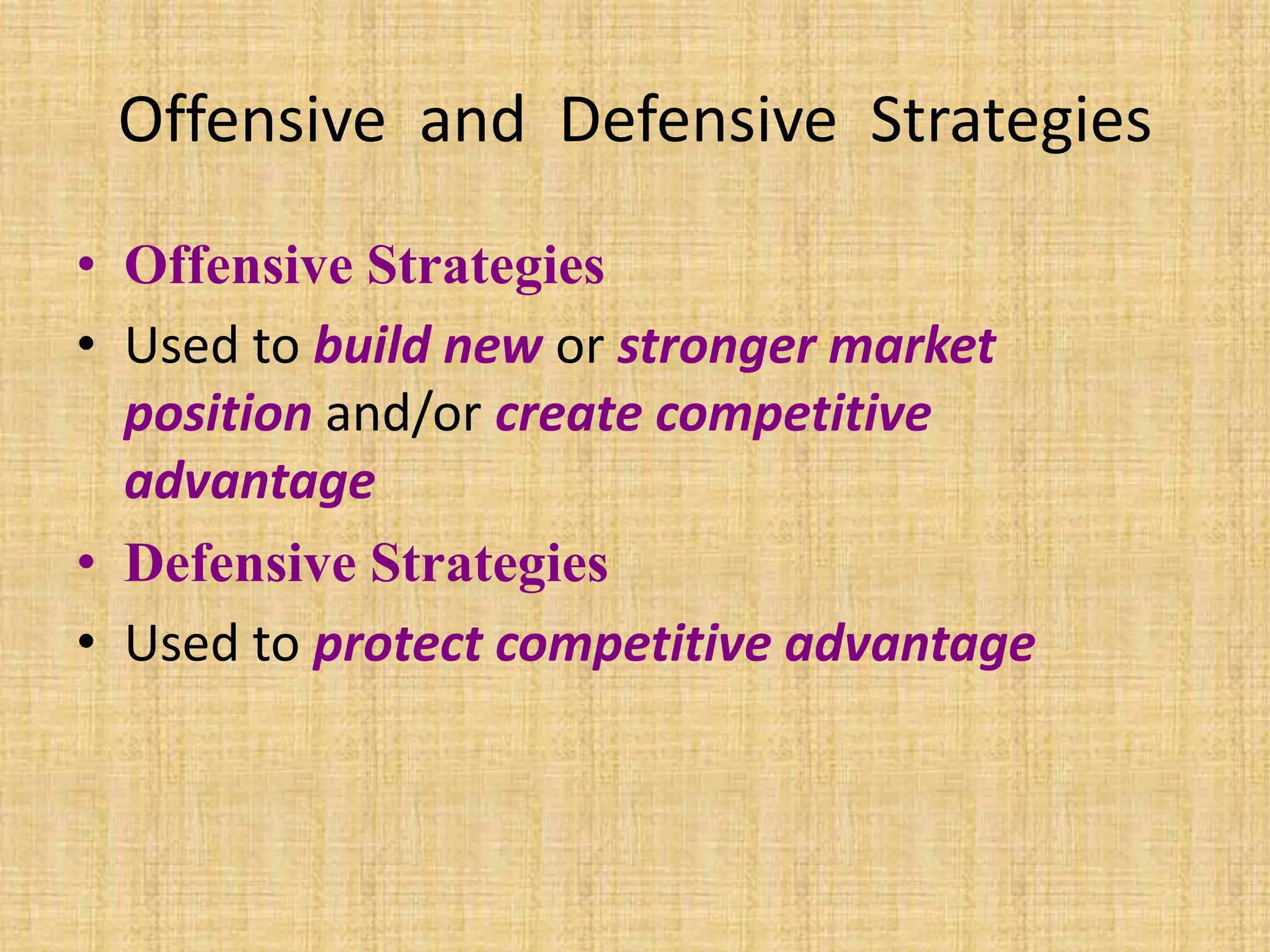 Offensive & deffense strategies | PPTX