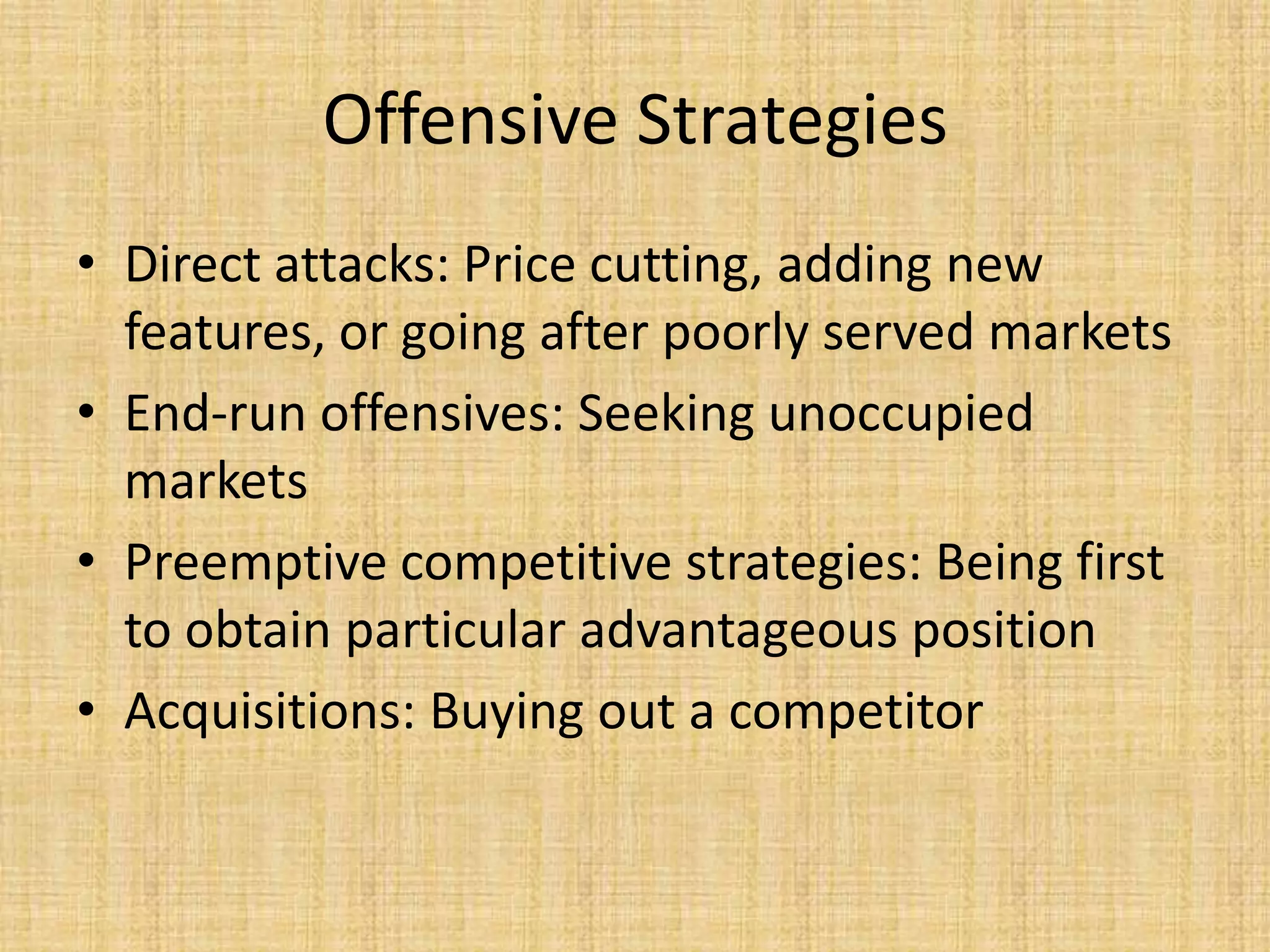 Offensive & deffense strategies | PPTX
