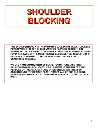 Offensive Line Drills` | PDF