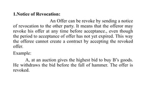 Offer and-acceptance-aamir | PPTX | Law