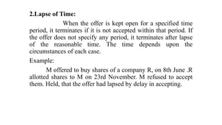 Offer and-acceptance-aamir | PPTX | Law
