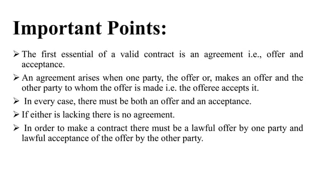 Offer and-acceptance-aamir | PPTX | Law