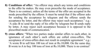 Offer and-acceptance-aamir | PPTX | Law