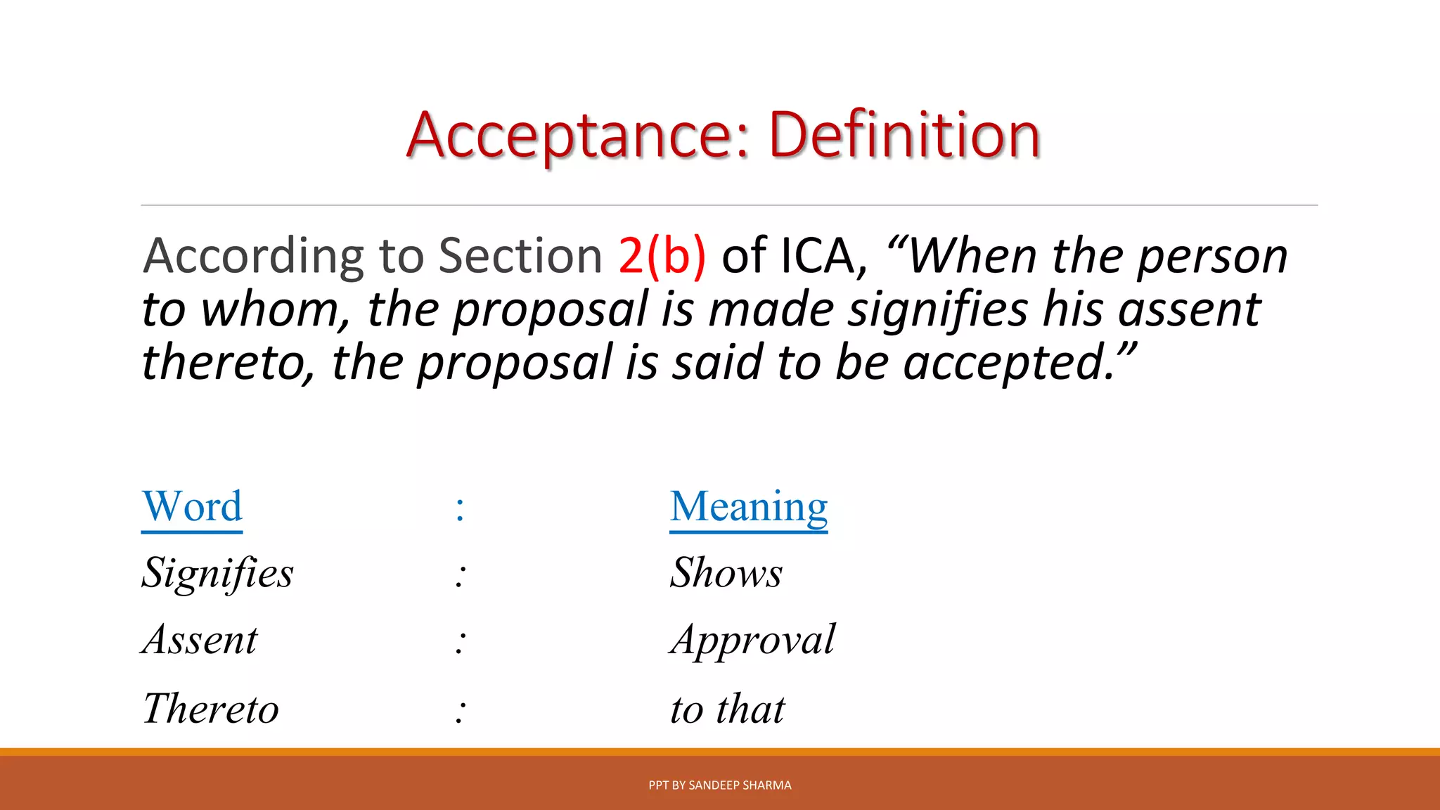 "Offer & Acceptance" (Chapter 4) - Business Law | PPTX