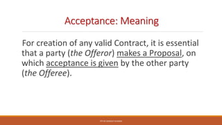 "Offer & Acceptance" (Chapter 4) - Business Law | PPTX | Business ...