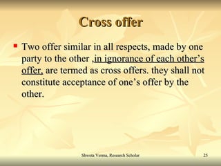 Offer And Acceptance | PPT