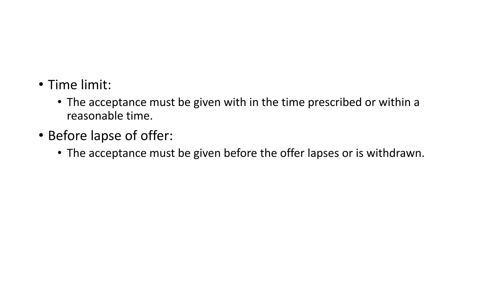 Offer and acceptance | PPTX