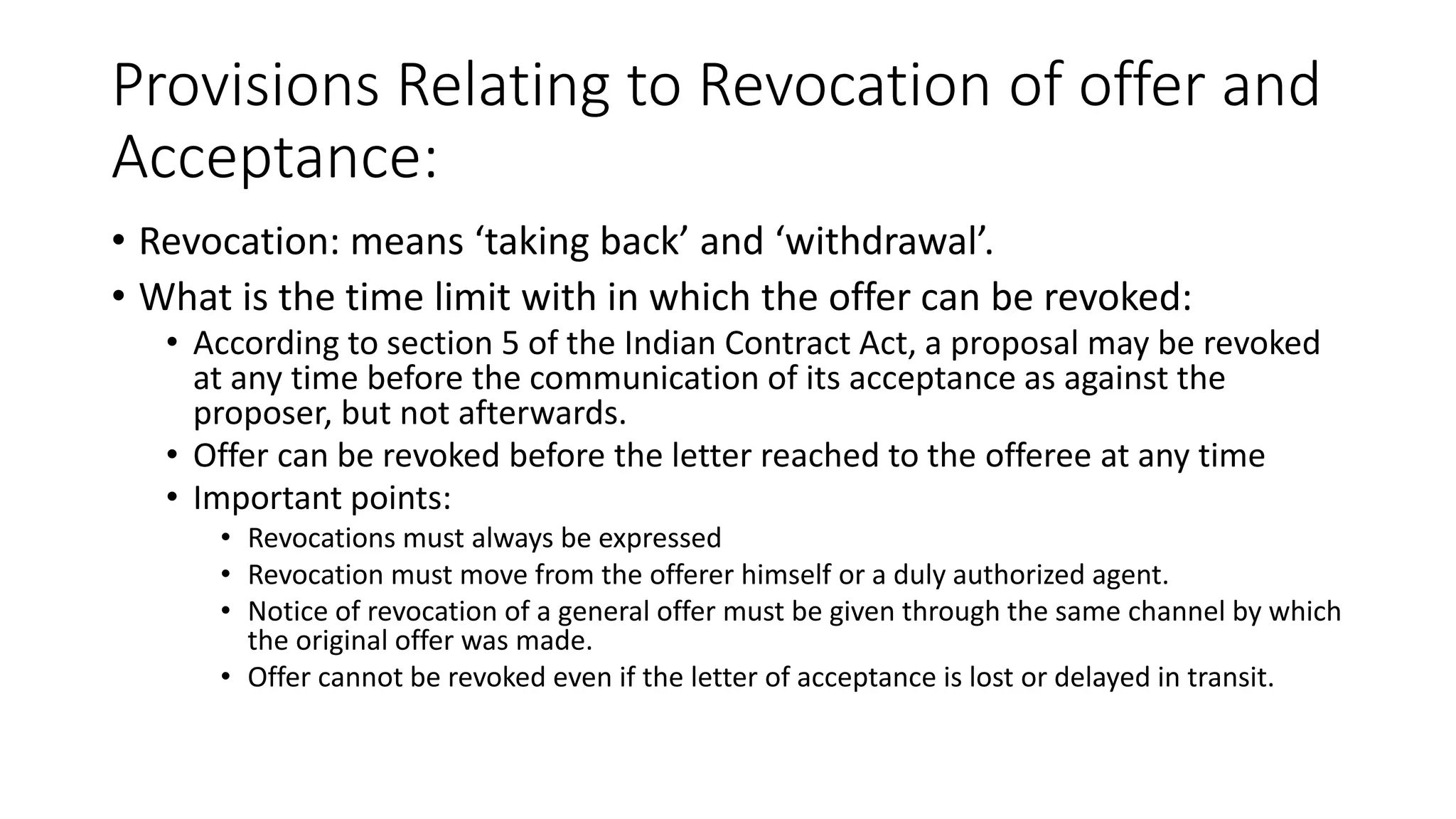 Offer and acceptance | PPTX