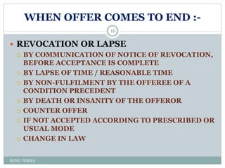 Offer and acceptance | PPT