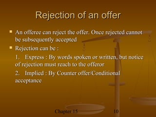 Offer and acceptance-3 | PPT