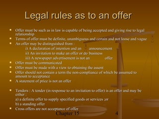Offer and acceptance-3 | PPT