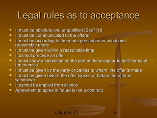 Offer and acceptance-3 | PPT