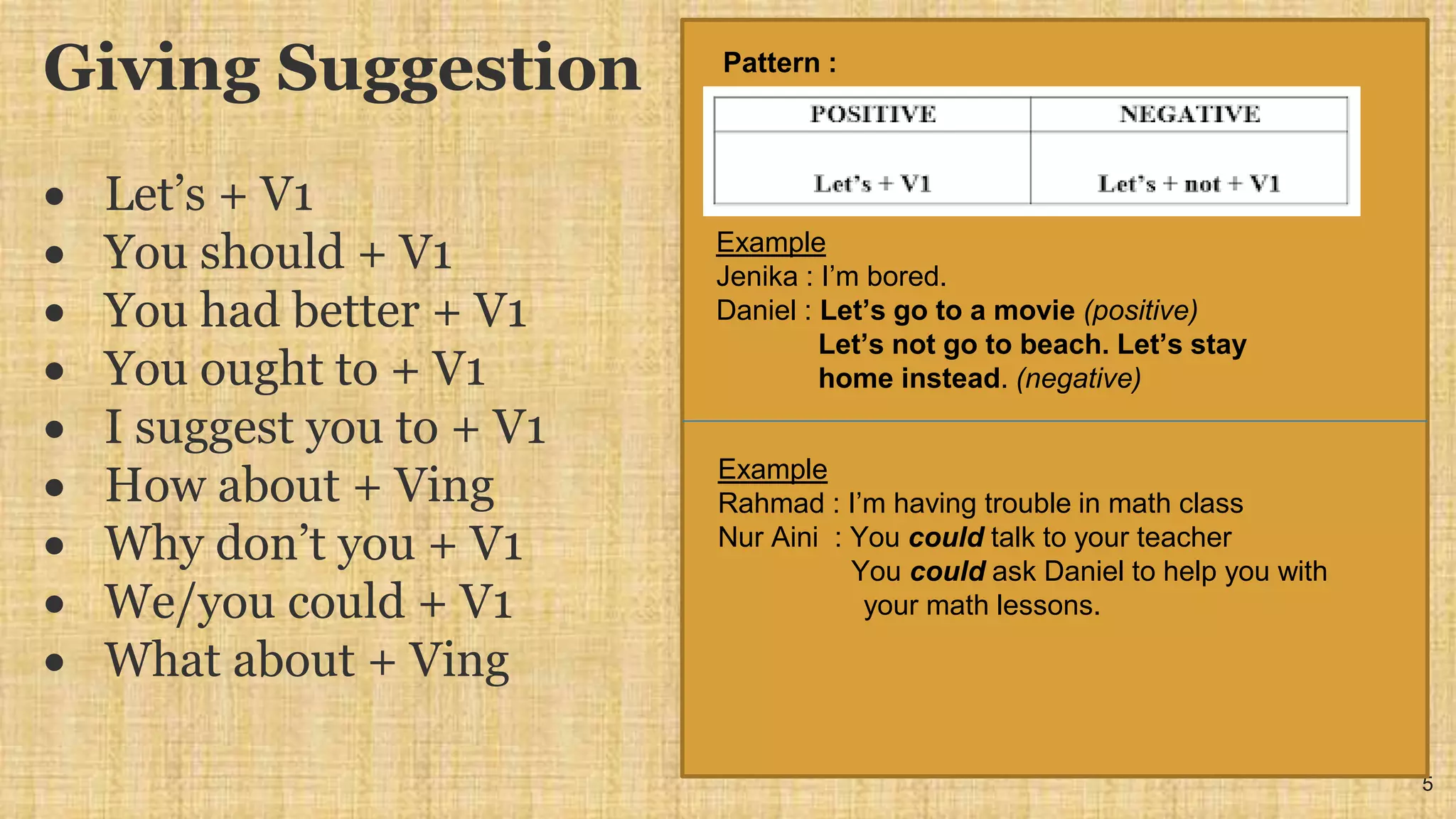 OFFERS AND SUGGESTION MATERIAL | PPTX