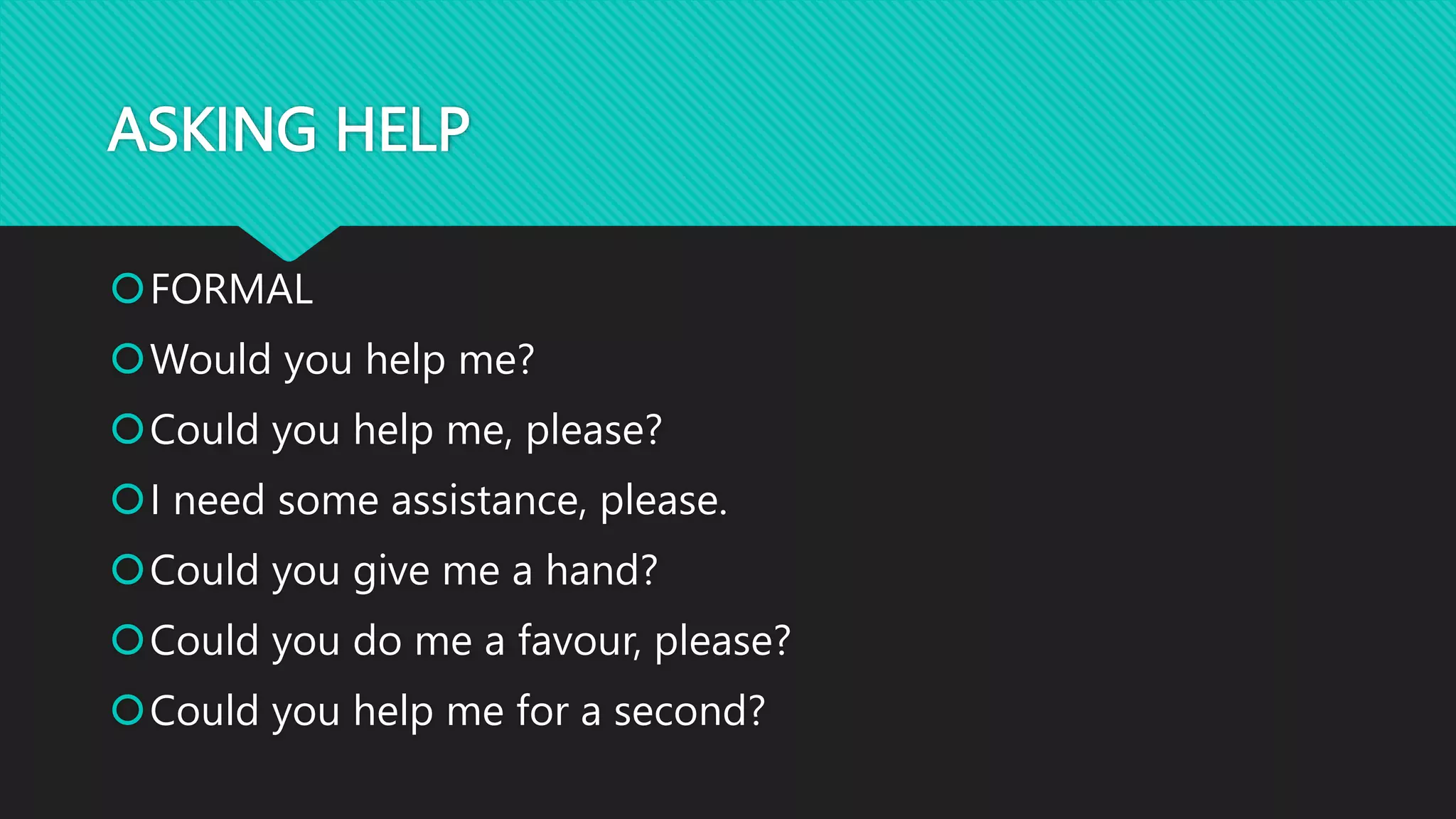 OFFERING HELP.ppt