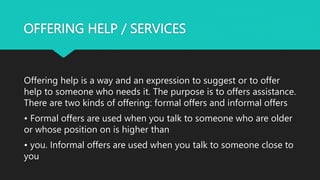 OFFERING HELP.ppt