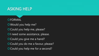 OFFERING HELP.ppt
