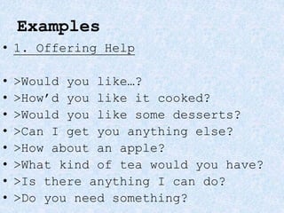 OFFERING SERVICE / HELP | PPTX