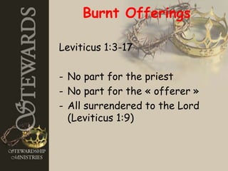 Offerings In The Old Testament | PPTX