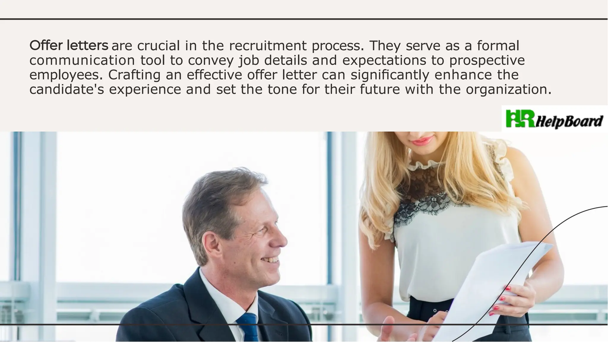 Offer Letter Sample, Job Offer Letter Example | PPT