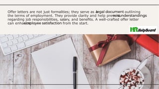 Offer Letter Sample, Offer Letter Template | PPT