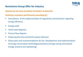 Romelectro Arabia - Industry Offer 2017 | PPT