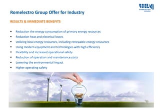 Romelectro Arabia - Industry Offer 2017 | PPT