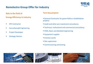 Romelectro Arabia - Industry Offer 2017 | PPT